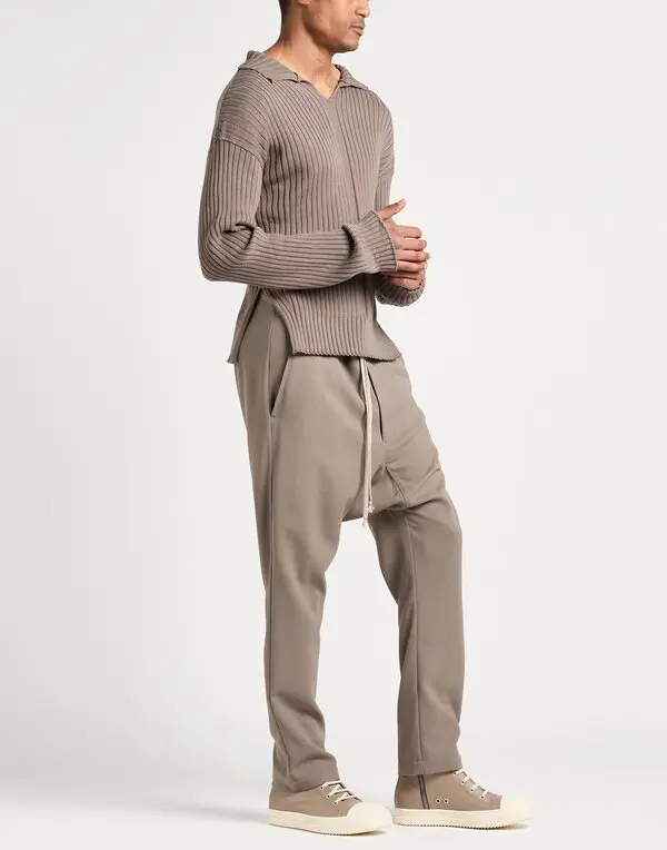 Rick Owens Ribbed-knit V-neck Cotton Sweater