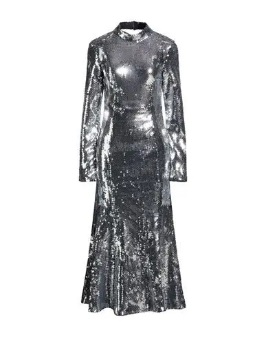 SEMICOUTURE Maxi Dress Size Polyester - Silver