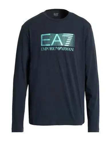 EA7 T-shirt Size Cotton, Elastane - Blue