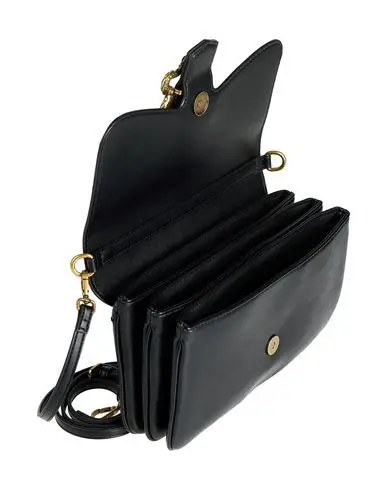 Just Cavalli Flap Handbag With Snake Clasp - Black