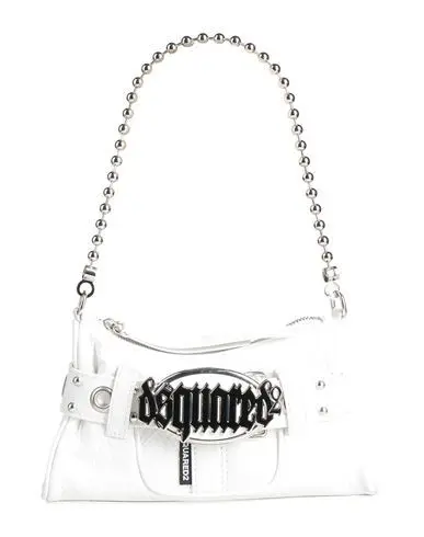 Dsquared2 Calfskin Baguette Bag - White