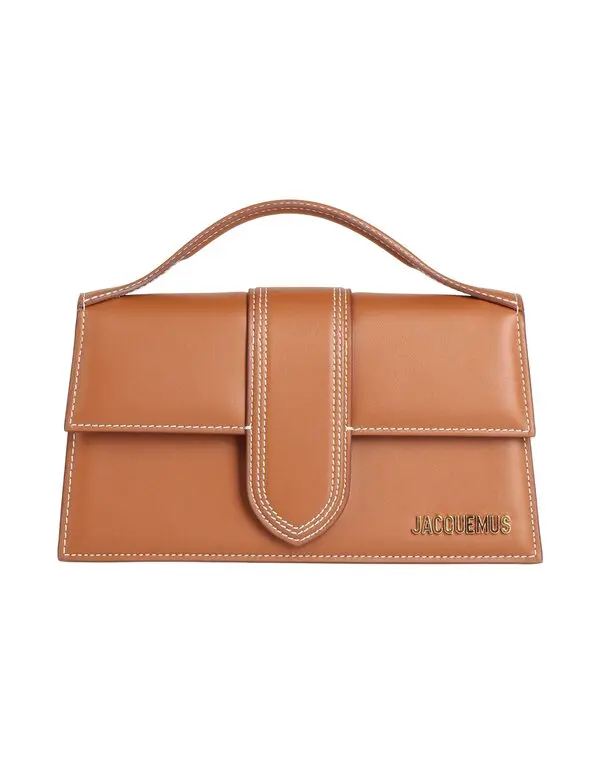 Jacquemus Flap Bag In Leather - Beige