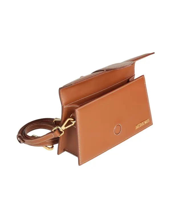 Jacquemus Flap Bag In Leather - Camel