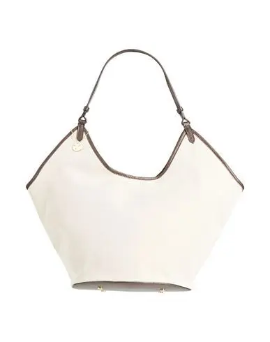 LAURA DI MAGGIO Woven Leather Shopper Bag - Beige