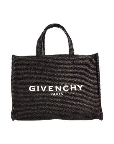 Givenchy Faux Raffia Tote - Black