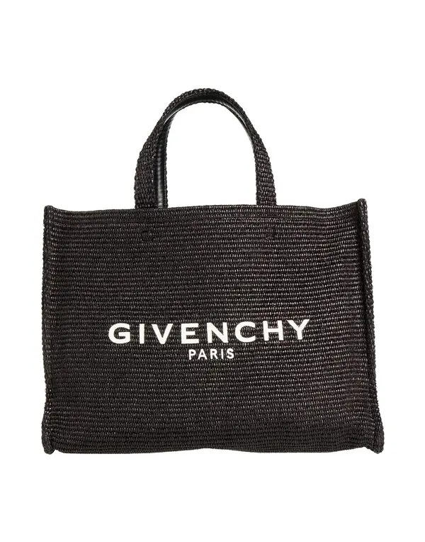 Givenchy Faux Raffia Tote - Black
