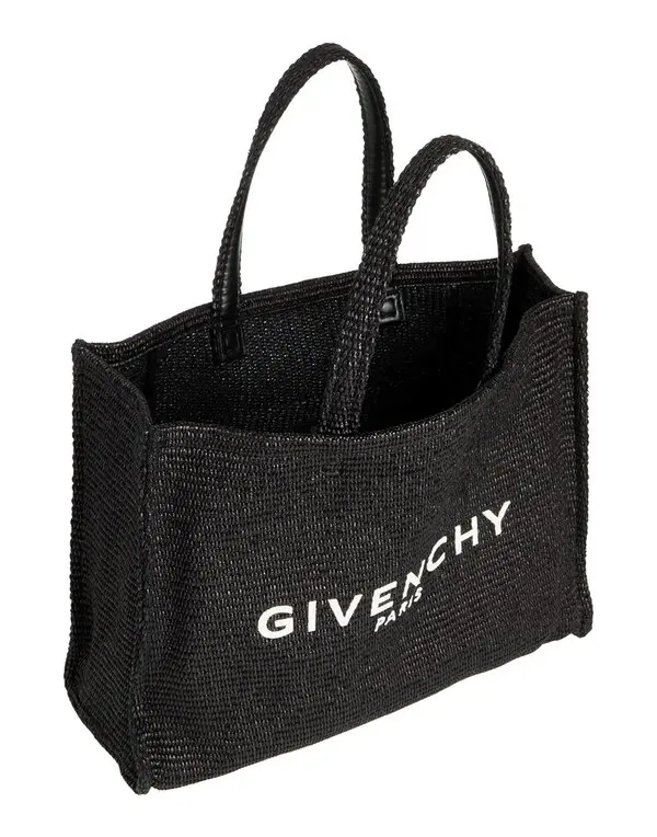 Givenchy Faux Raffia Tote - Black