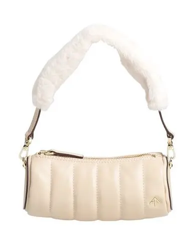 Manu Atelier Handbag Ivory Calfskin - White