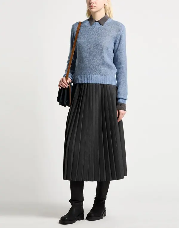 Brunello Cucinelli Knitted Sweater In Mohair And Wool Blend