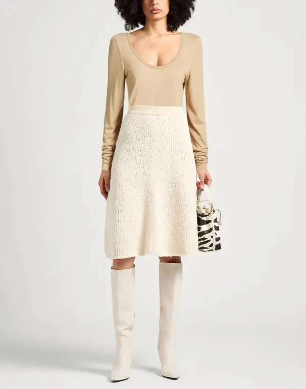 Byblos T-shirt In Viscose, Polyamide, And Cashmere