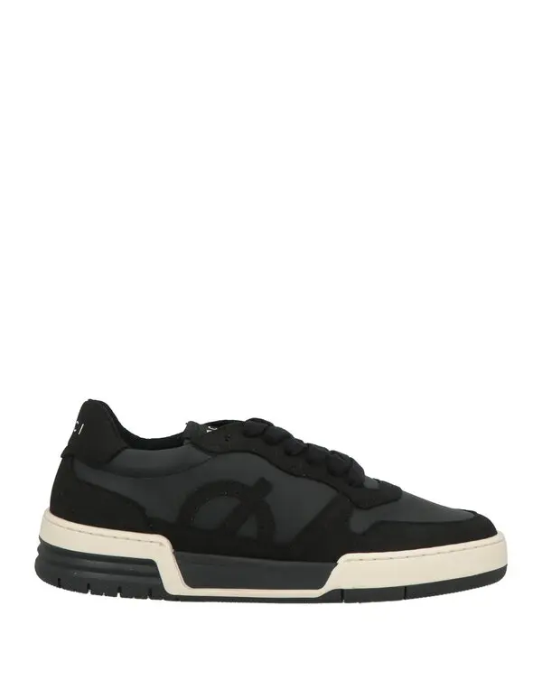 LOCI Leather Low-top Sneakers - Black