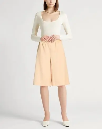 Agnona Cool Wool Bermuda Shorts - Beige