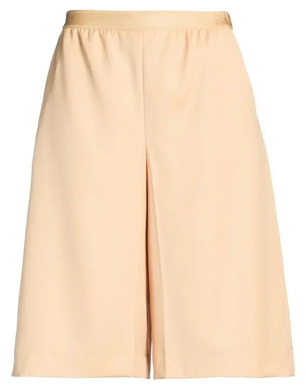 Agnona Cool Wool Bermuda Shorts - Beige