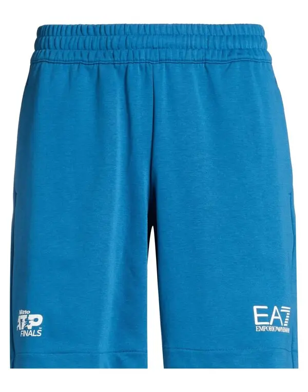EA7 Polyester Cotton Athletic Shorts