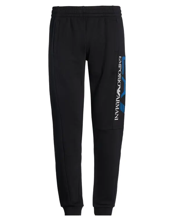EA7 Pants Size Cotton, Polyester - Black