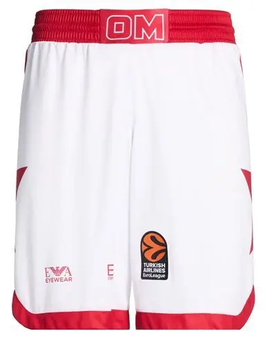 EA7 Two-tone Athletic Shorts - White