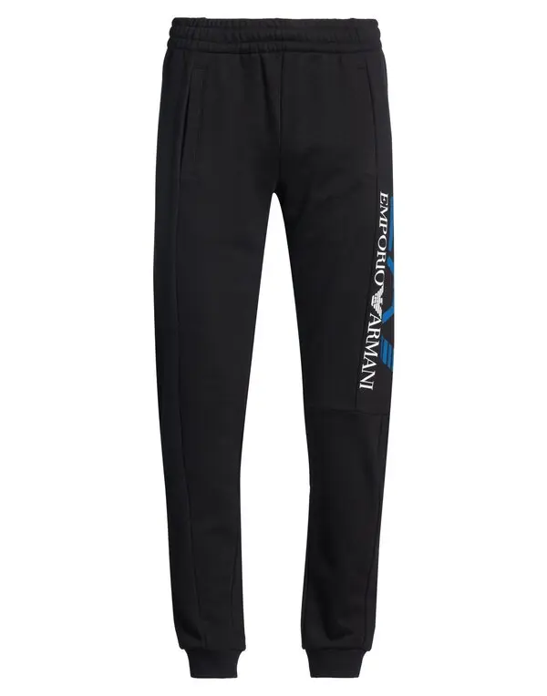 EA7 Pants Size Cotton, Polyester - Black