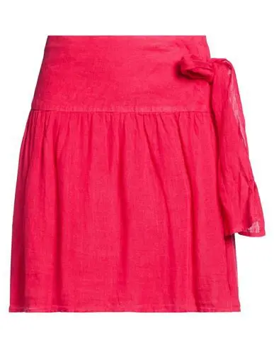 120% Lino Linen Mini Wrap Skirt