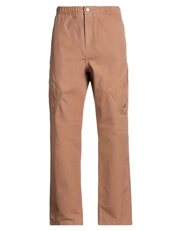 JORDAN Woven Cotton Cargo Pants - Beige
