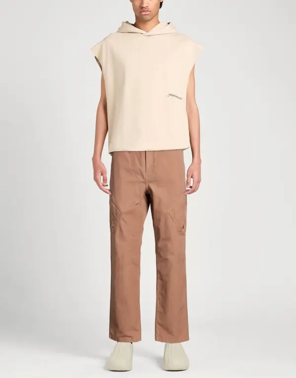 JORDAN Woven Cotton Cargo Pants - Beige