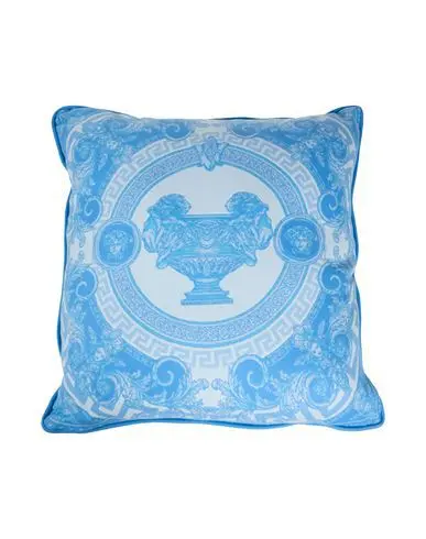 Versace Pillow Or Pillow Case Wool, Cashmere - Azure