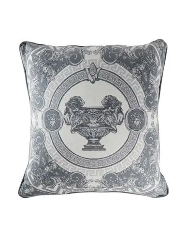 Versace Pillow Or Pillow Case Wool, Cashmere - Grey