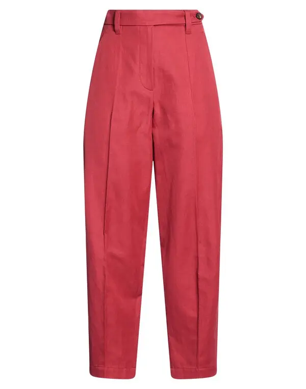 Brunello Cucinelli Tapered Cotton And Linen Pants