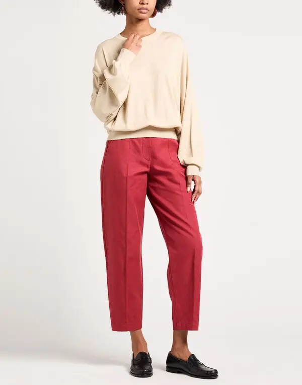 Brunello Cucinelli Tapered Cotton And Linen Pants