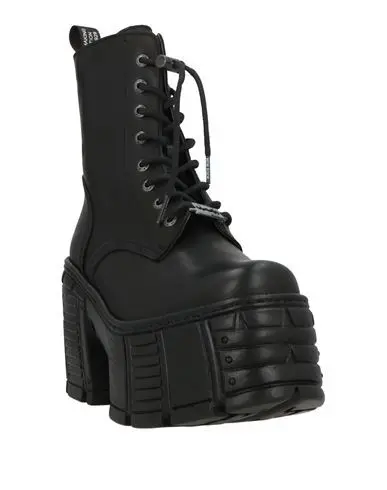 NEW ROCK Leather Ankle Boots