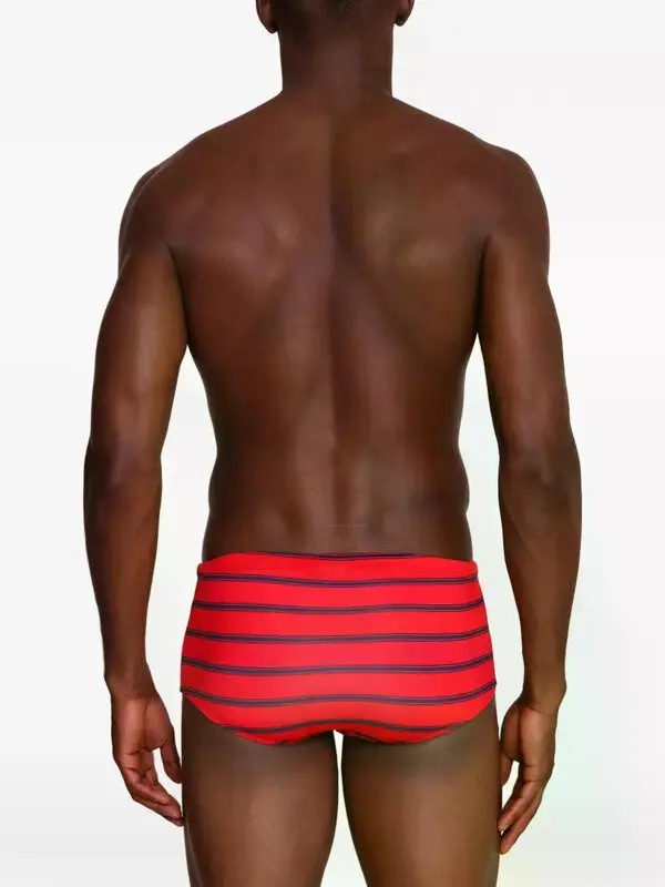 AMIR SLAMA Striped Swimming Trunks