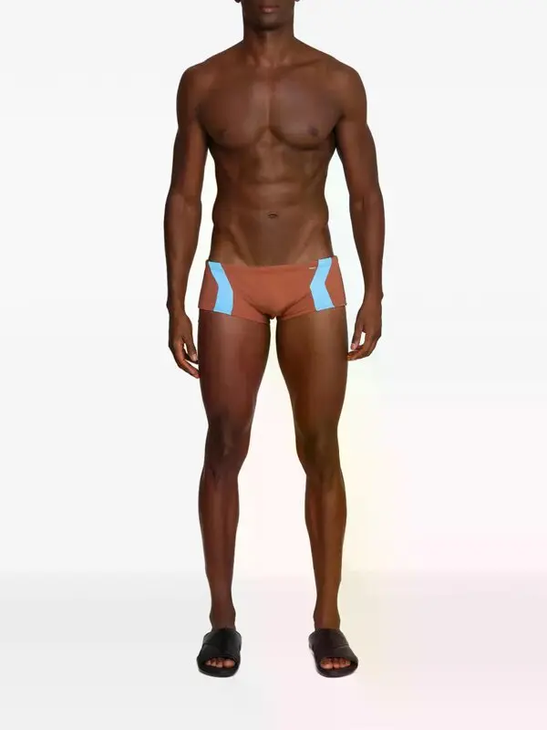 AMIR SLAMA Paneled Swimming Trunks