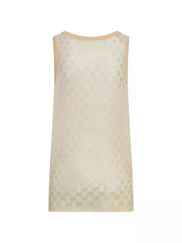 Gucci Gg Jacquard Silk Top