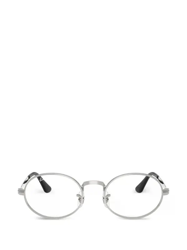Ray-ban Round-frame Glasses - Silver