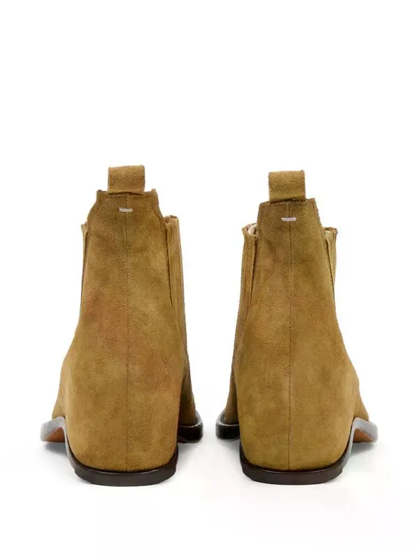 MAISON MARGIELA Heel-less Western Chelsea Boots - Neutrals