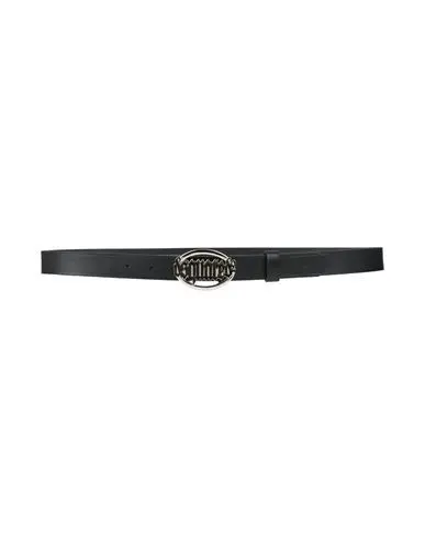 Dsquared2 Leather Belt With Logo - Black