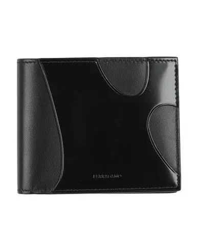 FERRAGAMO Wallet Calfskin - Black