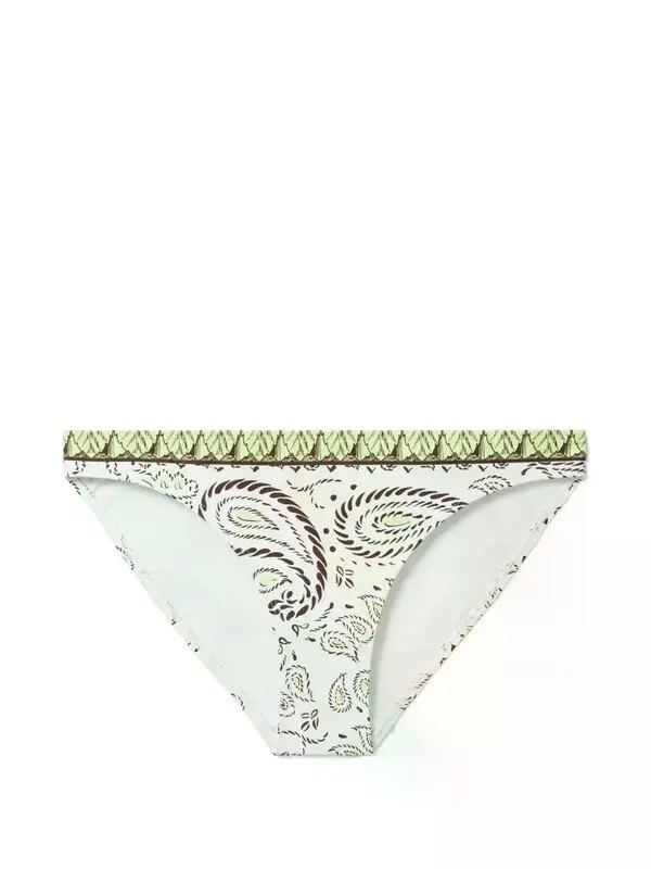 Tory Burch Printed Bikini Bottoms - Neutrals