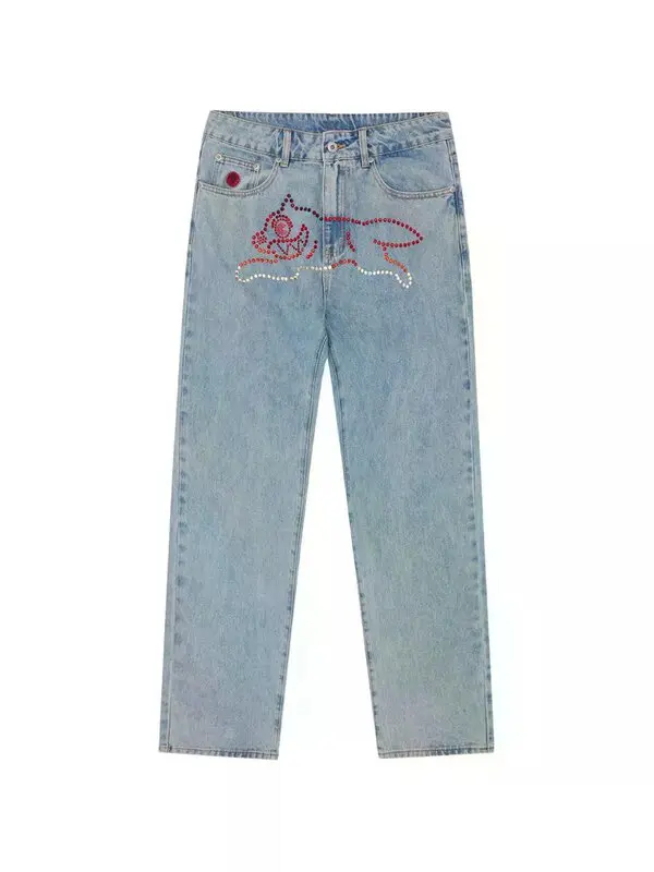 ICECREAM Light Wash Beaded Jeans