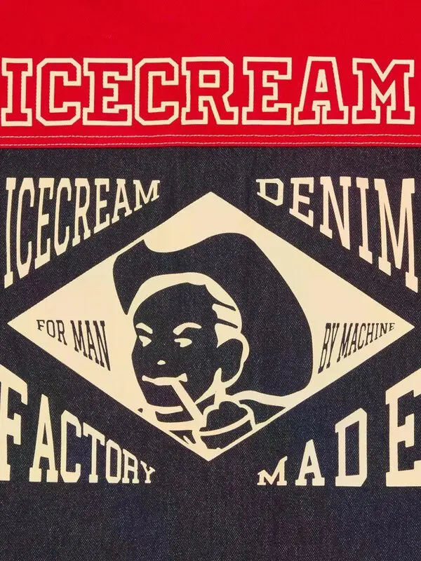ICECREAM Patchwork Panel Shirt