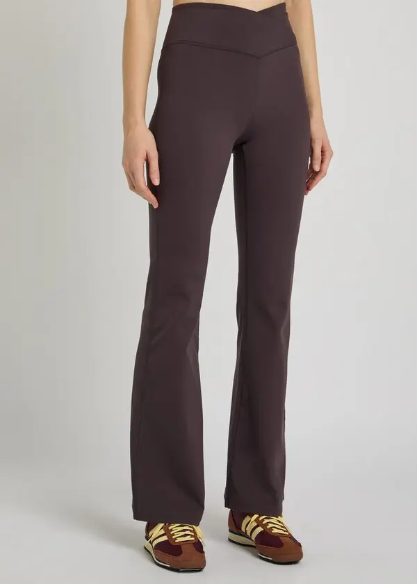 TALA Dayflex Flare Stretch-jersey Leggings - Brown