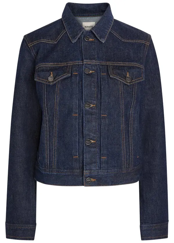 Khaite Augustine Denim Jacket - Indigo