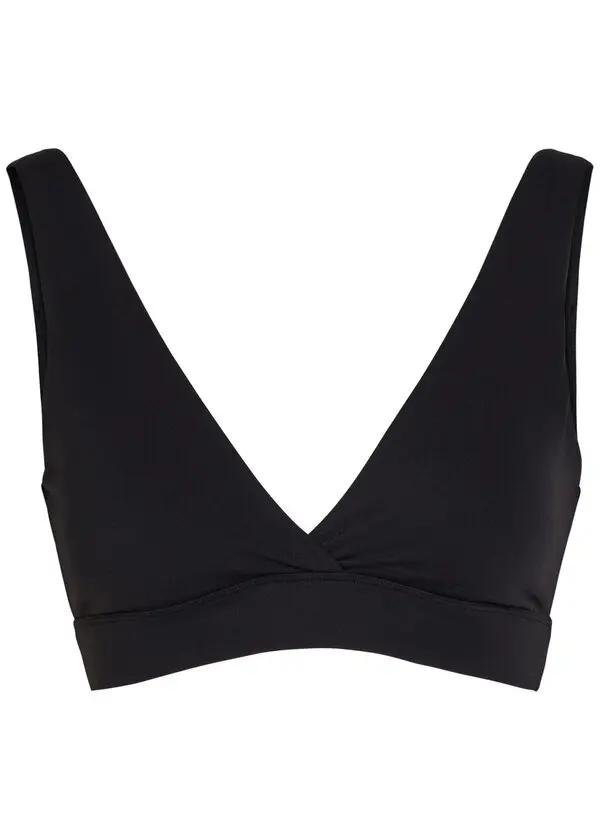 TALA Dayflex V-neck Stretch-jersey Sports Bra - Black