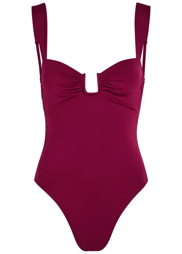 AWAY THAT DAY Cannes Swimsuit - Dark Purple