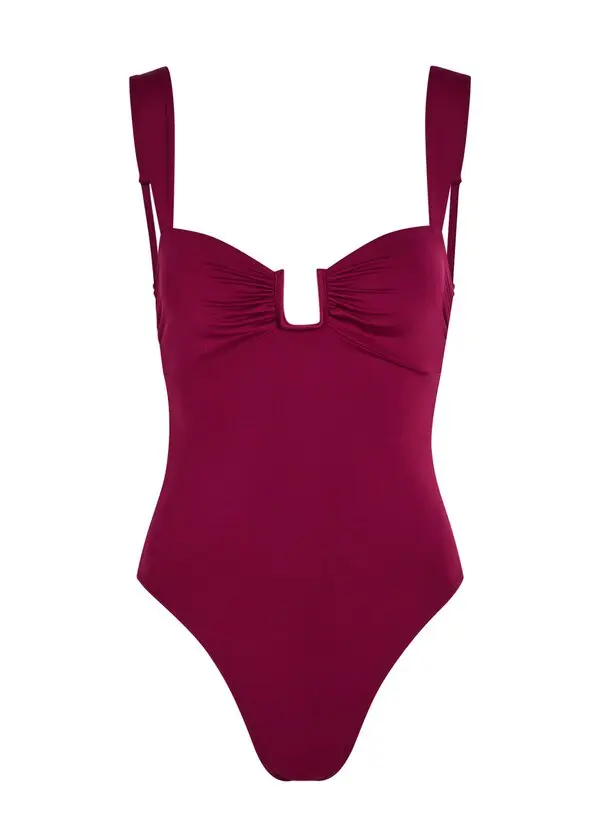 AWAY THAT DAY Cannes Swimsuit - Dark Purple