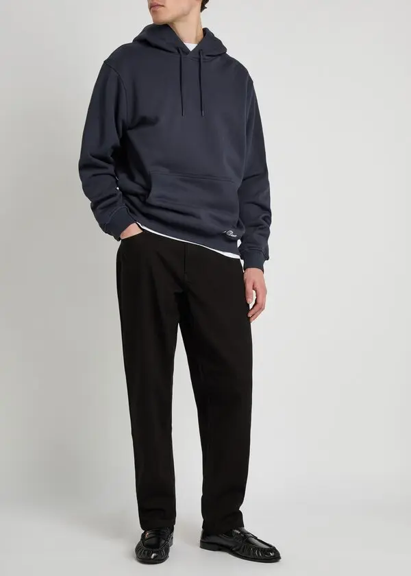 LES DEUX Ben Artist Hooded Sweatshirt - Navy