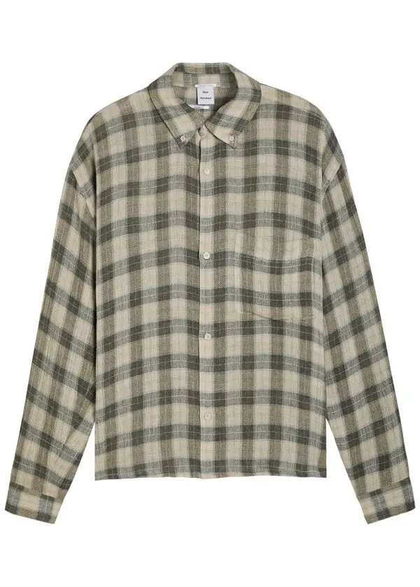 WON HUNDRED Maza Checked Woven Overshirt