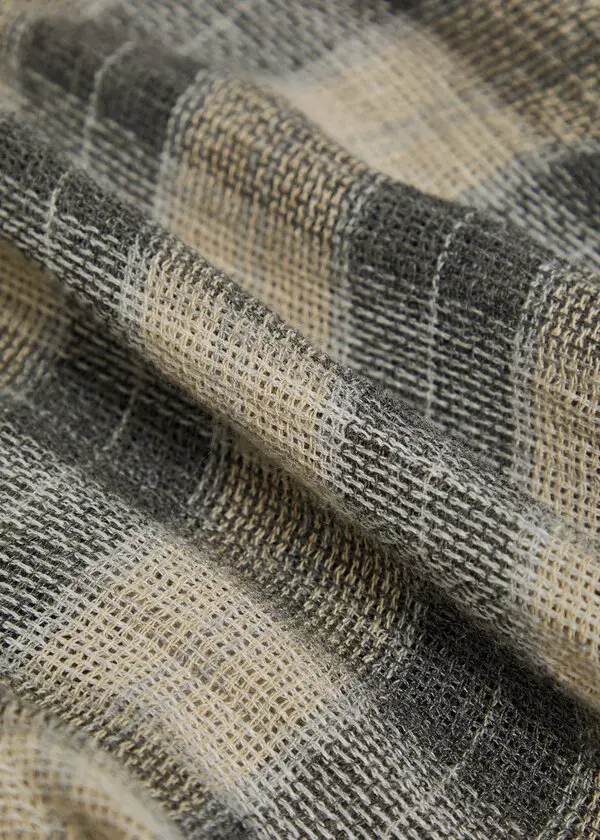WON HUNDRED Maza Checked Woven Overshirt