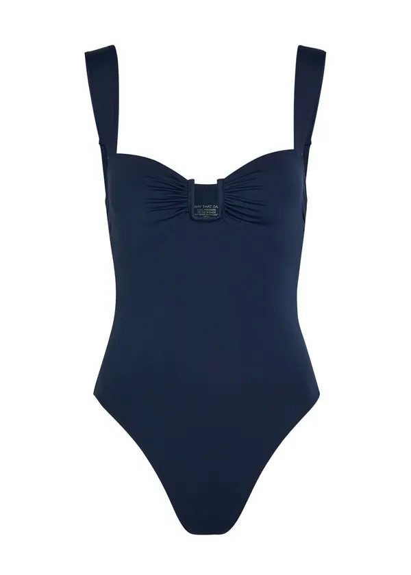 AWAY THAT DAY Cannes Swimsuit - Navy