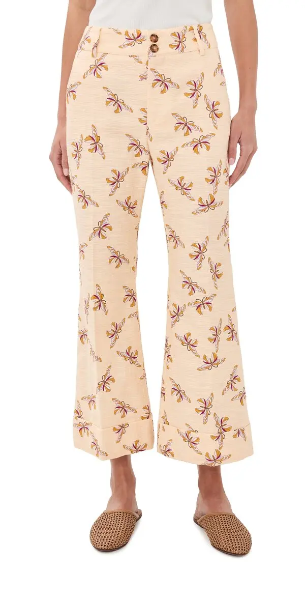 La DoubleJ Hendrix Butterfly-print Pants - Farfalla
