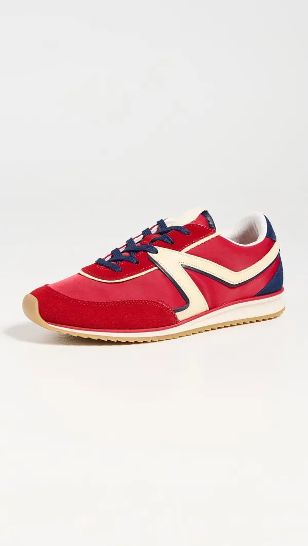 Rag & Bone Retro Trainer Sneakers - Red